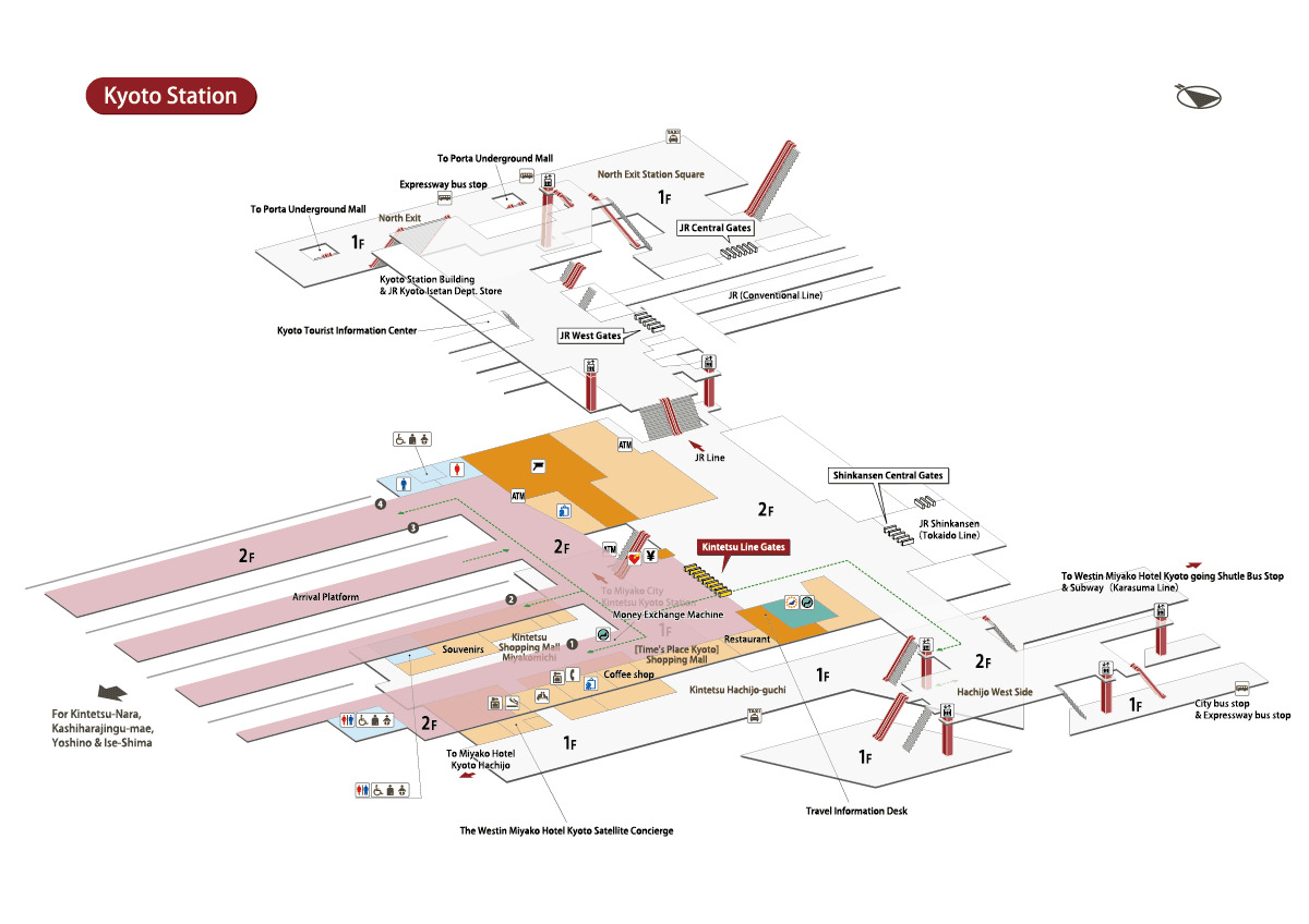 Kyoto | Station facilities and services | Travel by Train | Kintetsu ...